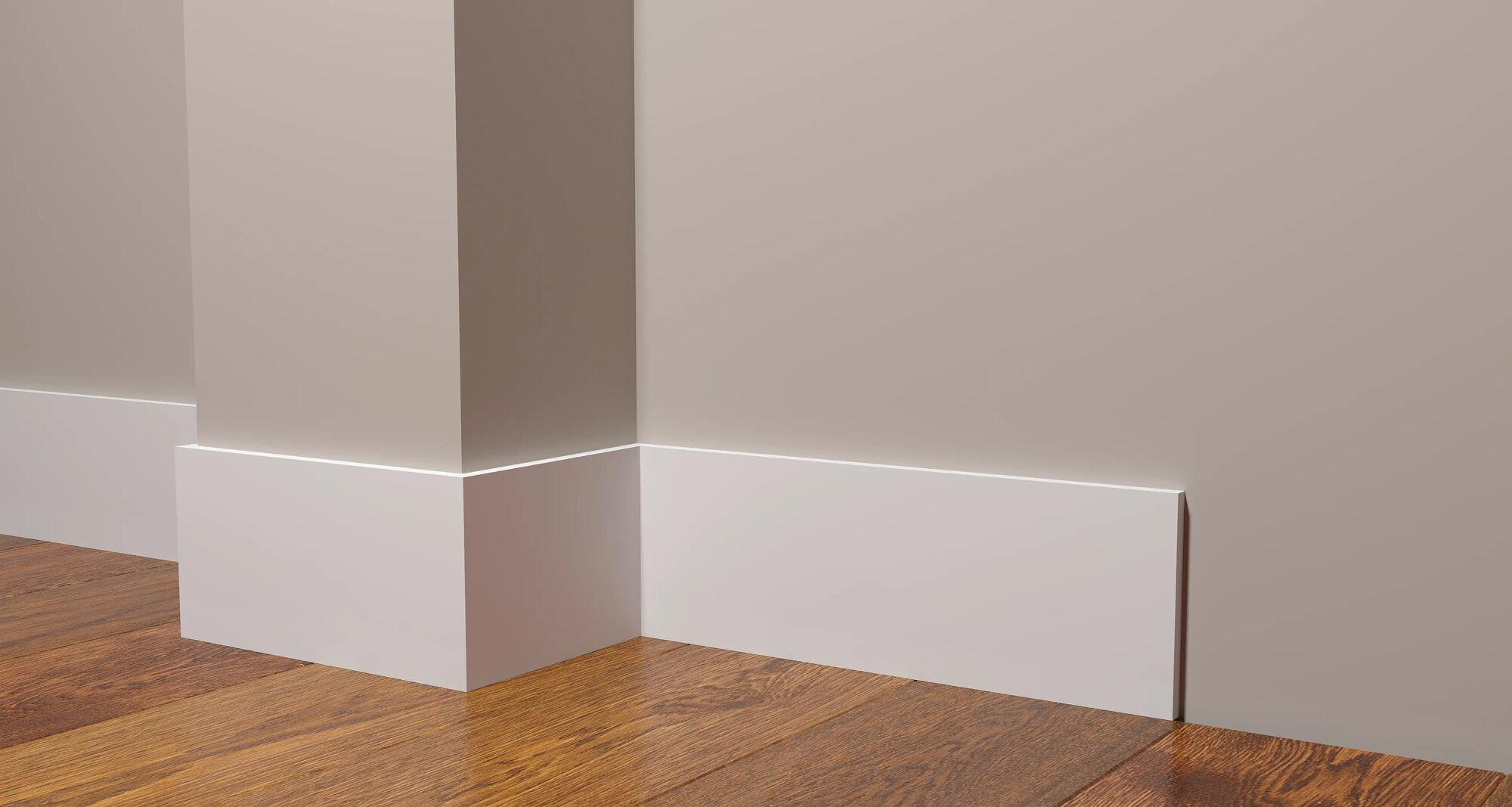 Плинтус-молдинг DD12 Decor-Dizayn 99*8*2000мм, под покраску, 1шт