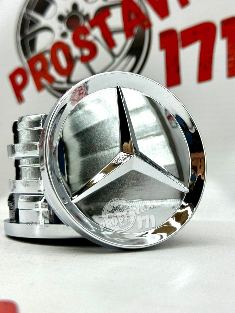 4шт Mercedes Benz 64/59/10 (CHR) колпачки диска