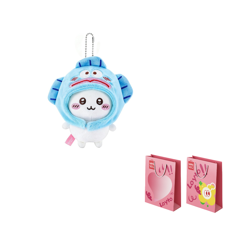 Miniso X chiikawa Усаги Чиикава Хачиваре Летающие белки Hello Kitty Kuromi Синнаморолл Плюшевые брелки