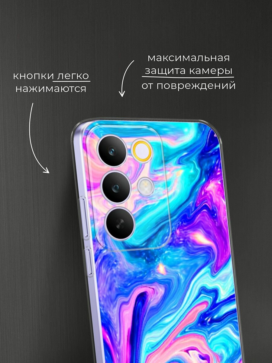 Чехол на Realme C85 Pro / Реалми C85 Про с принтом Потеки краски — фото 1