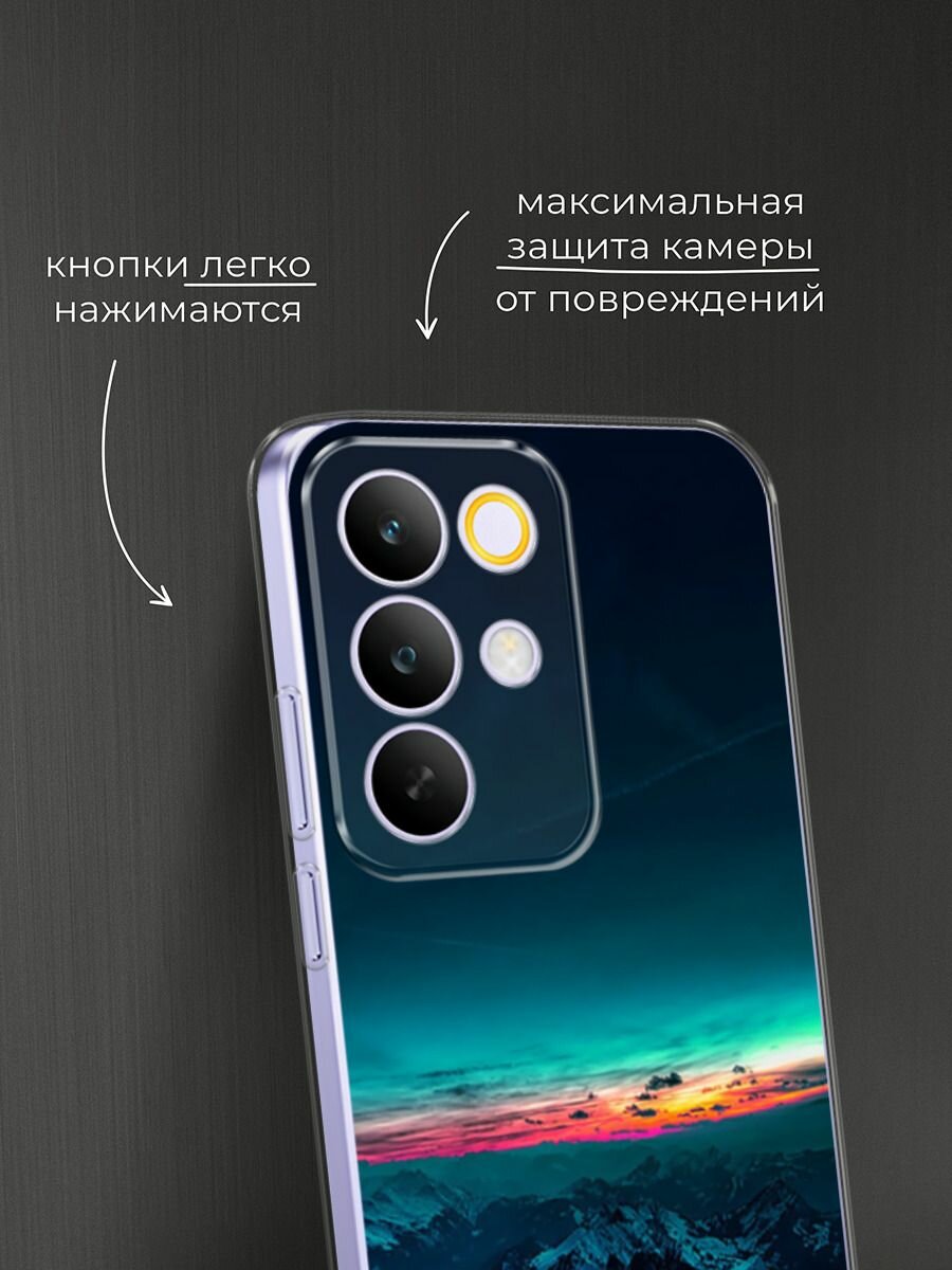 Чехол на Realme C85 Pro / Реалми C85 Про с принтом Закат в горах — фото 1