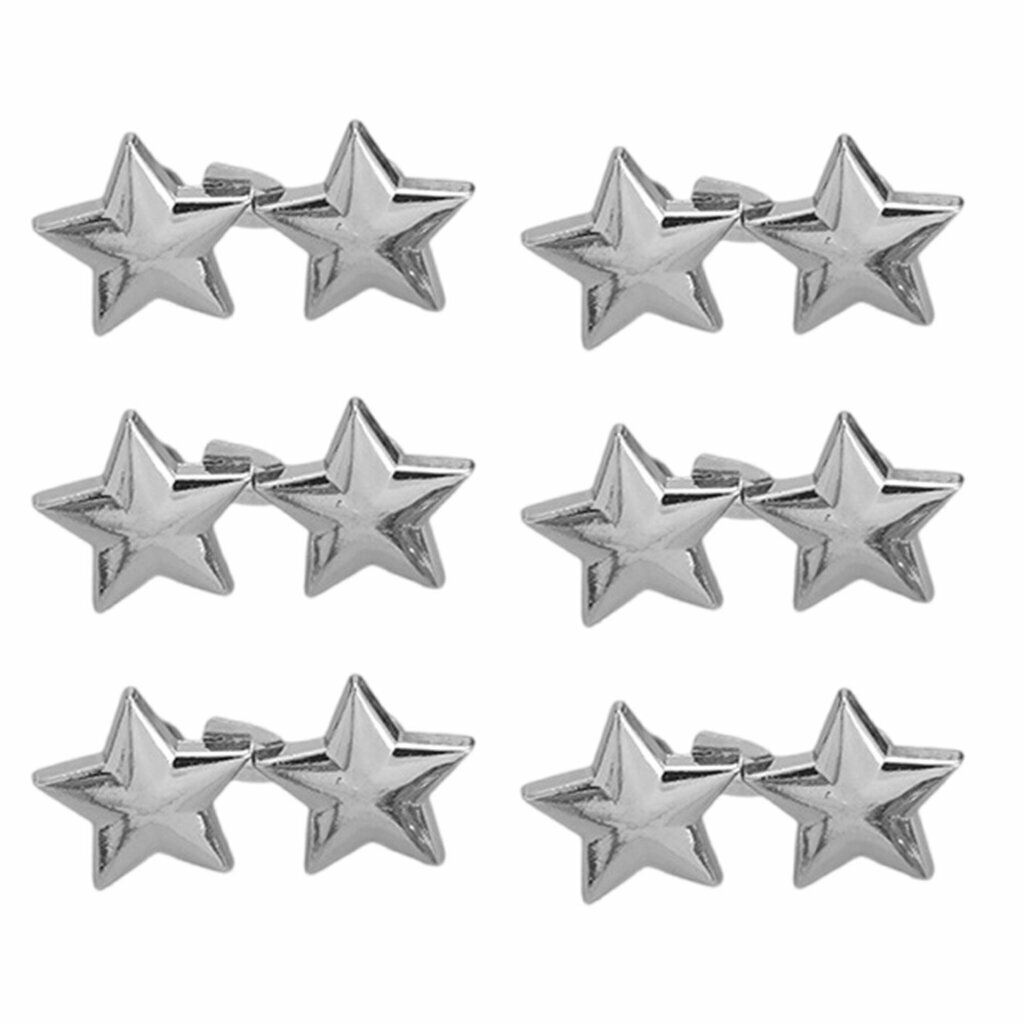 Пуговица в форме звезды для затягивания талии для женщин, юбка, брюки, Джинсы, зажим для талии, Металлическая булавка для крепления одежды
