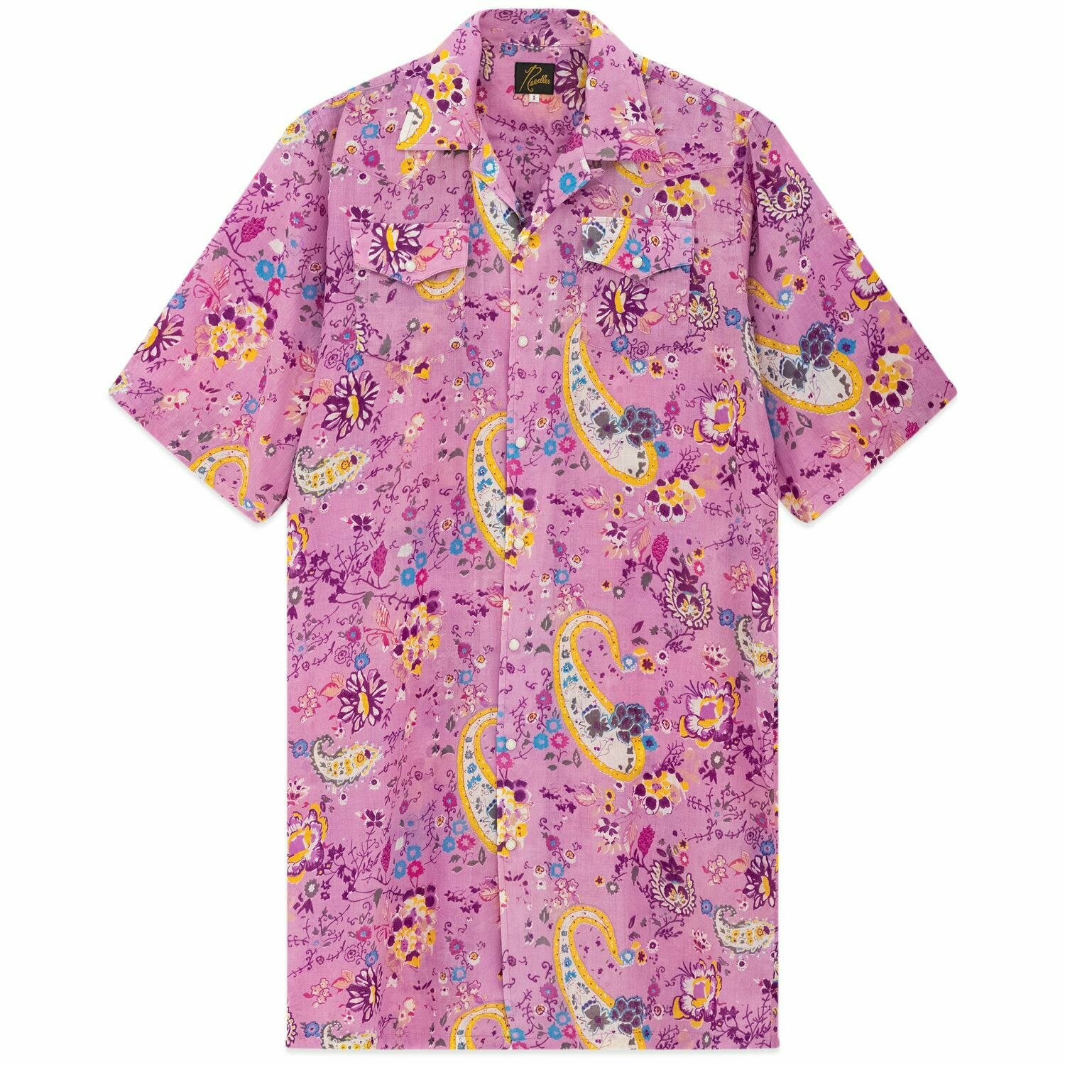Платье ПЛАТЬЕ NEEDLES WESTERN SHIRT DRESS - PRINTED COTTON LAWN