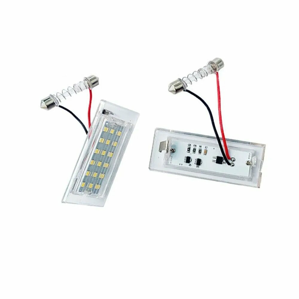 2шт Задний Светодиодный Фонарь Освещения Номерного Знака BMW E53 X5 1999-2006 E83 X3 2003-2010