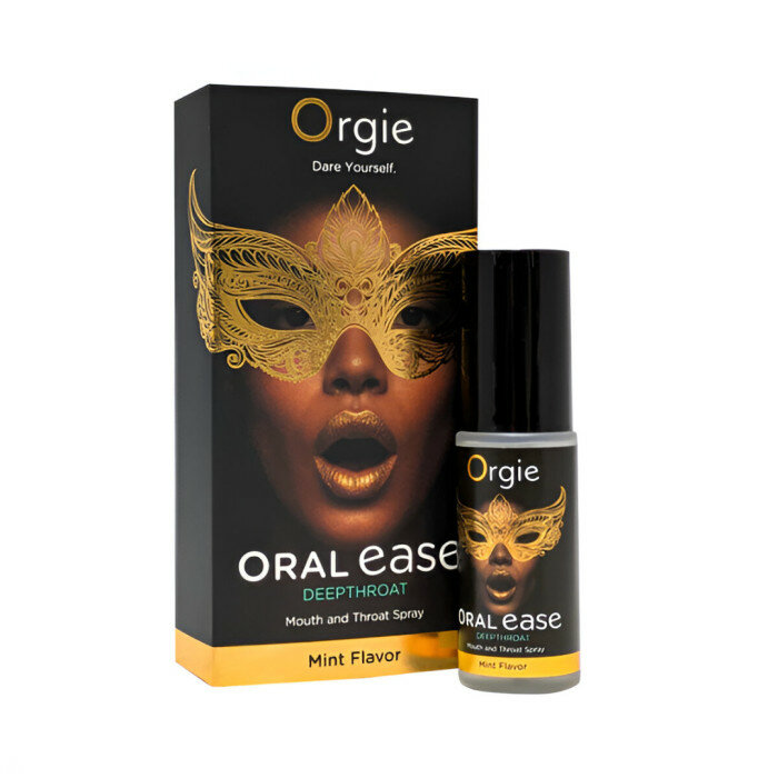 Оральный спрей Orgie Oral Ease Deepthroat для глубокого минета с анестетиком, 15 мл