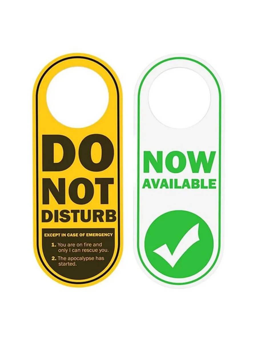 Табличка "Не беспокоить"-Американский юмор, 24*9см