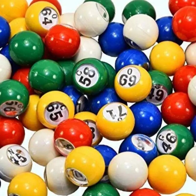 100pcs Bingo Balls лотереи шарики вызовываемые шарики установлены с удобным номером чтения