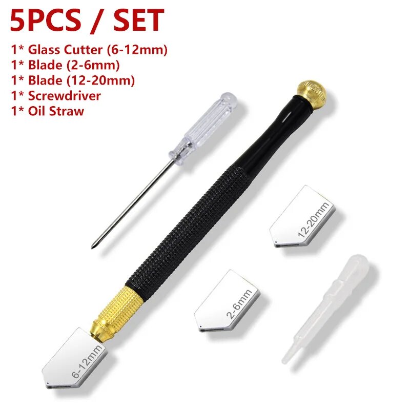 Набор алмазных стеклорезов для стекла 2-20мм