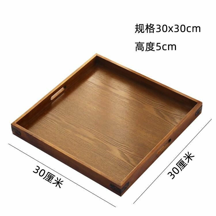 Деревянный поднос для жареного целого ягненка, поднос из массива дерева, чайный поднос, очень большой, с ручкой, деревянная тарелка, ресторанная сервировочная тарелка, тарелка для послеродового питания