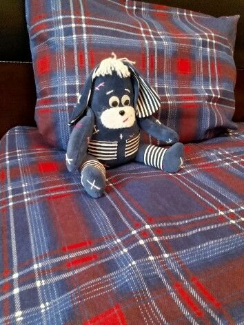 Пододеяльник 1,5 сп.150*220 Фланель Клетка Фиолетовая с Белой полосой