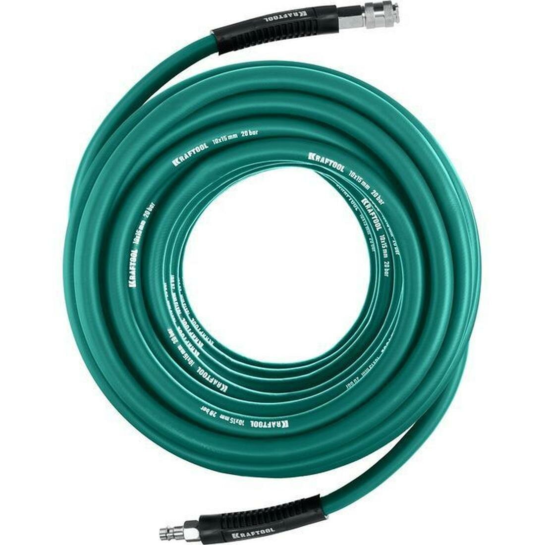 Шланг воздушный с фитингами рапид 20 м, 10х15 мм, 20 бар KRAFTOOL