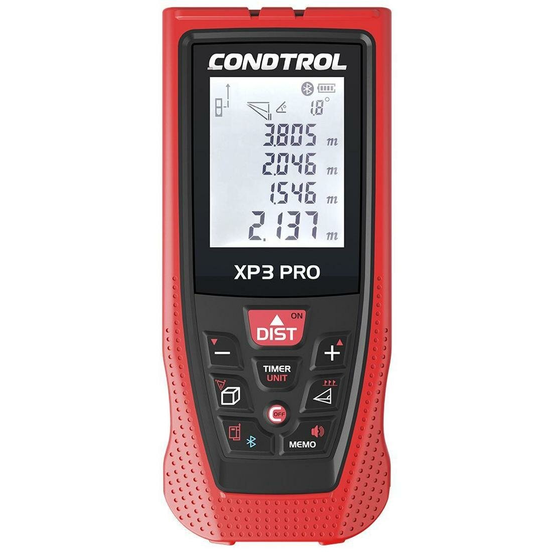 Лазерный дальномер CONDTROL XP3 Pro 1-4-103, Bluetooth, 3D-акселерометр, красный