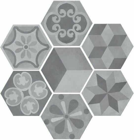 KERAMA MARAZZI Керамогранит Пуату микс, 20x23,1 7 мм, арт. SG23032N (цена за 0.76 м2)