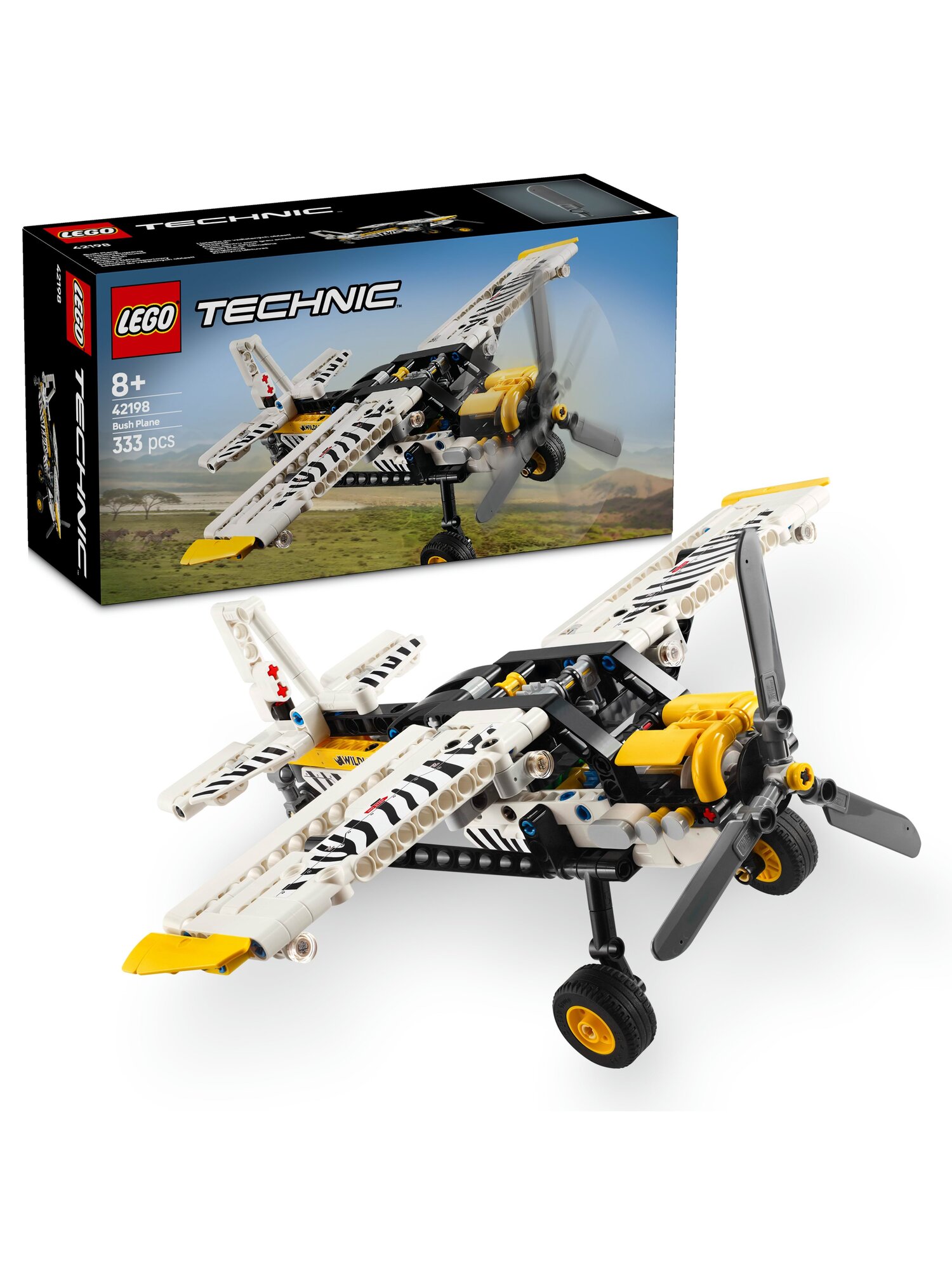 Конструктор LEGO Technic 42198 Пропеллерный самолёт, 333 дет.