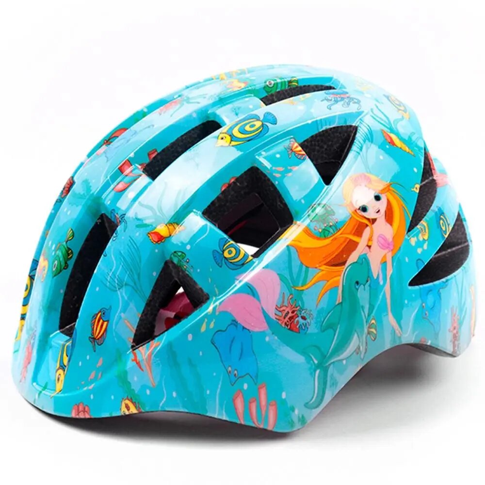 Велошлем детский Vinca Sport VSH-8, IN-MOLD, с регулировкой, S(48-52см), "Адель"