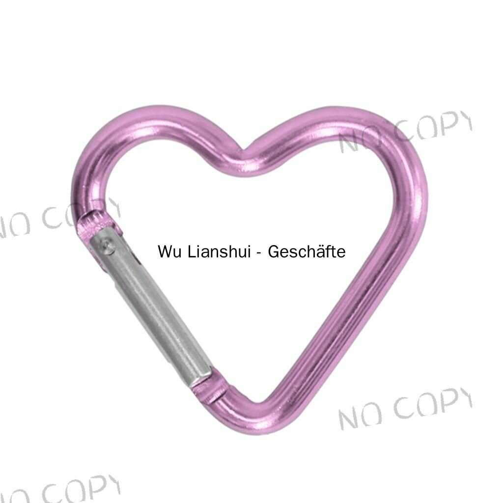 Карабин вспомогательный, Светло-розовый карабин безопасности для активного отдыха в форме персика, один