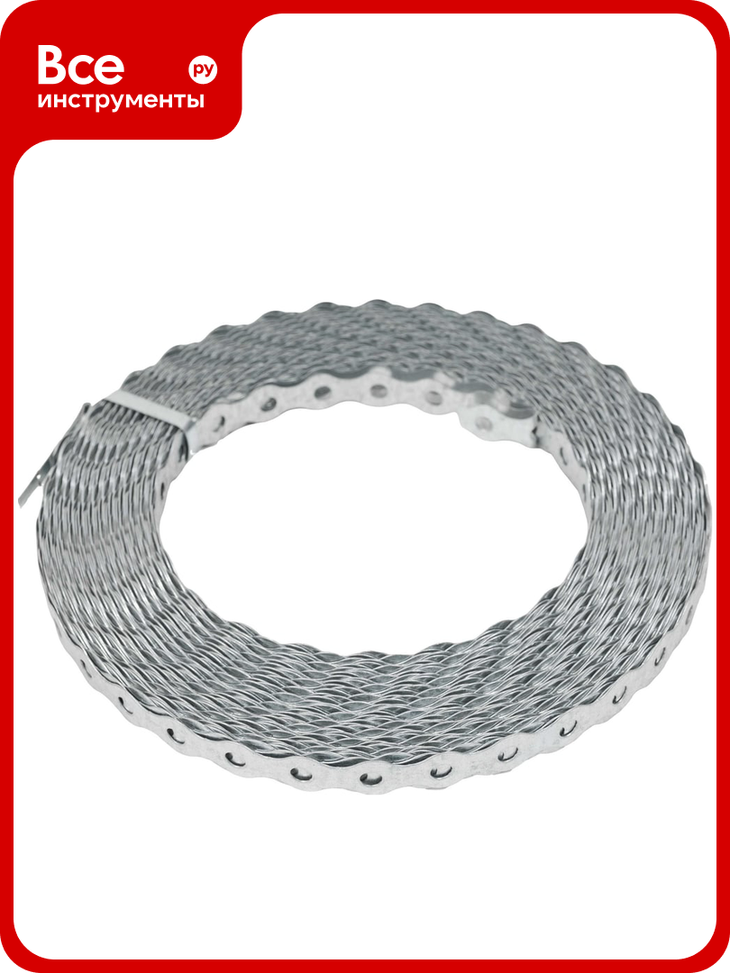 Перфорированная лента волна, 0.55x12 мм, рулон 25 м Gigant GPT-12-0.55