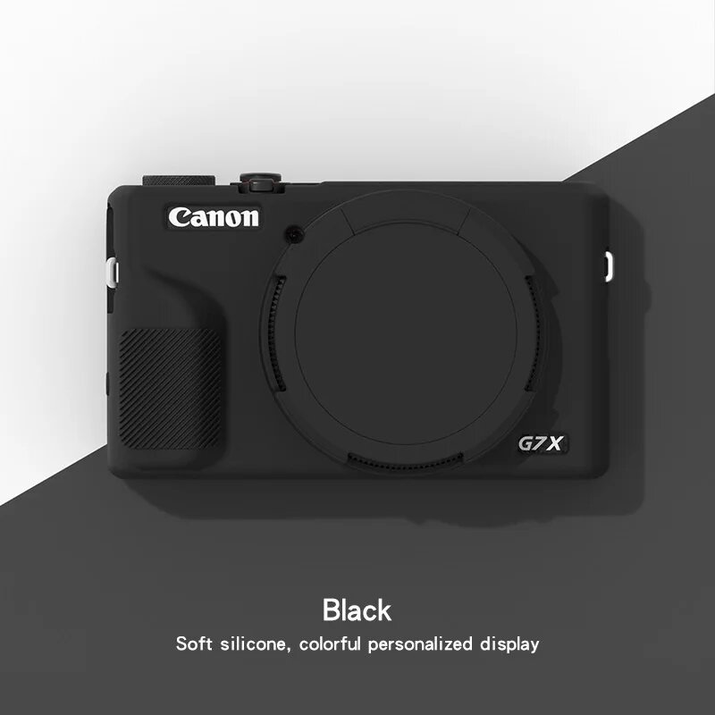 Силиконовый чехол Armor Body Cover Skin для Canon G7X3 2-Black-G7X3