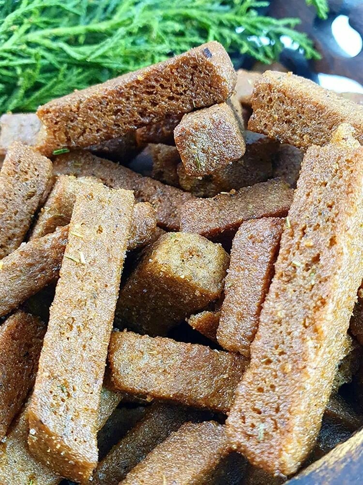 Лутовские гренки ржано-пшеничные "Телятина на гриле", упаковка 1кг.