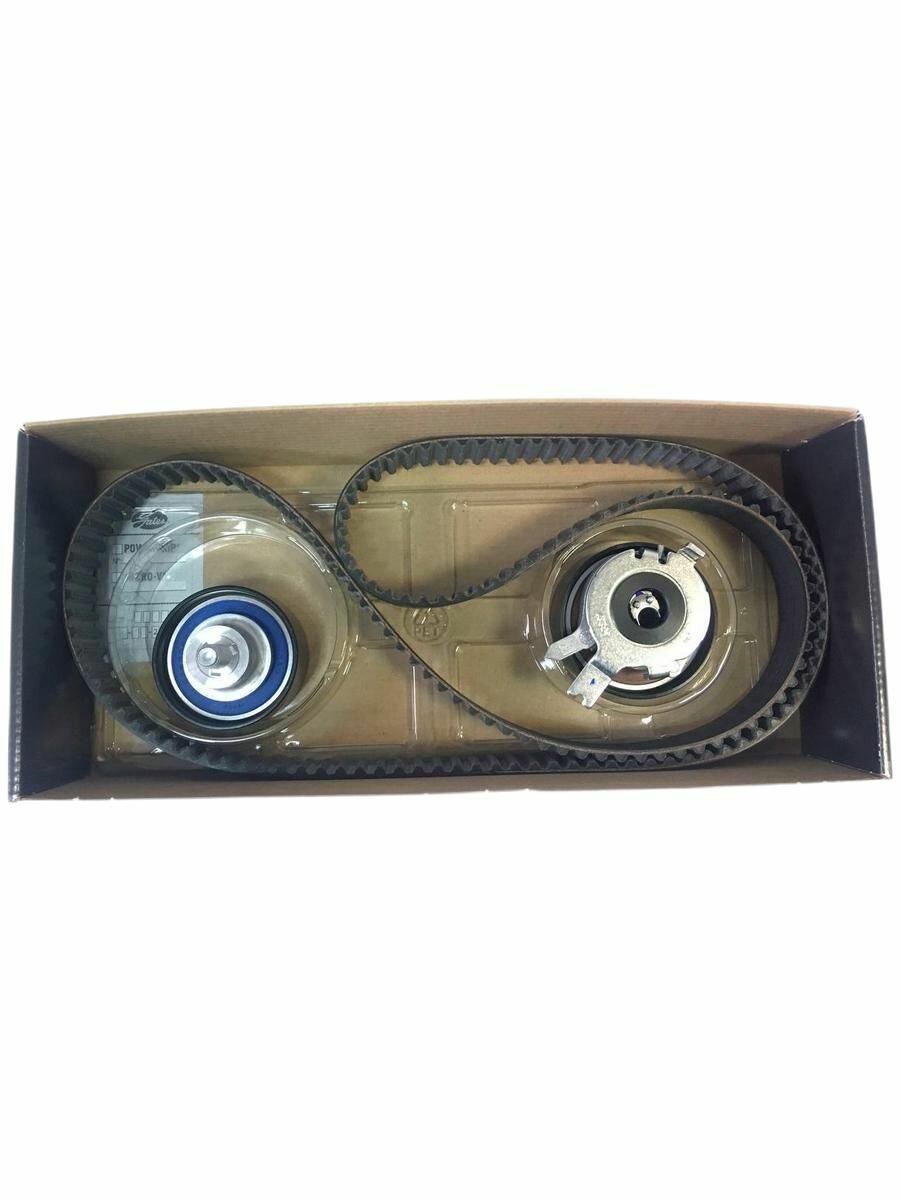 Ремень ГРМ Чери Кимо Индис QQ6 (1,3) (CHERY KIMO INDIS QQ6 (1,3)) комплект (1 ремень+2 ролика ) GATES