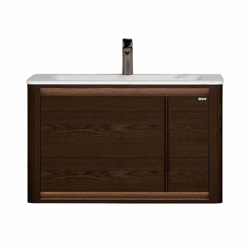 Тумба с раковиной Black&White Universe 80 U929.800 американский орех