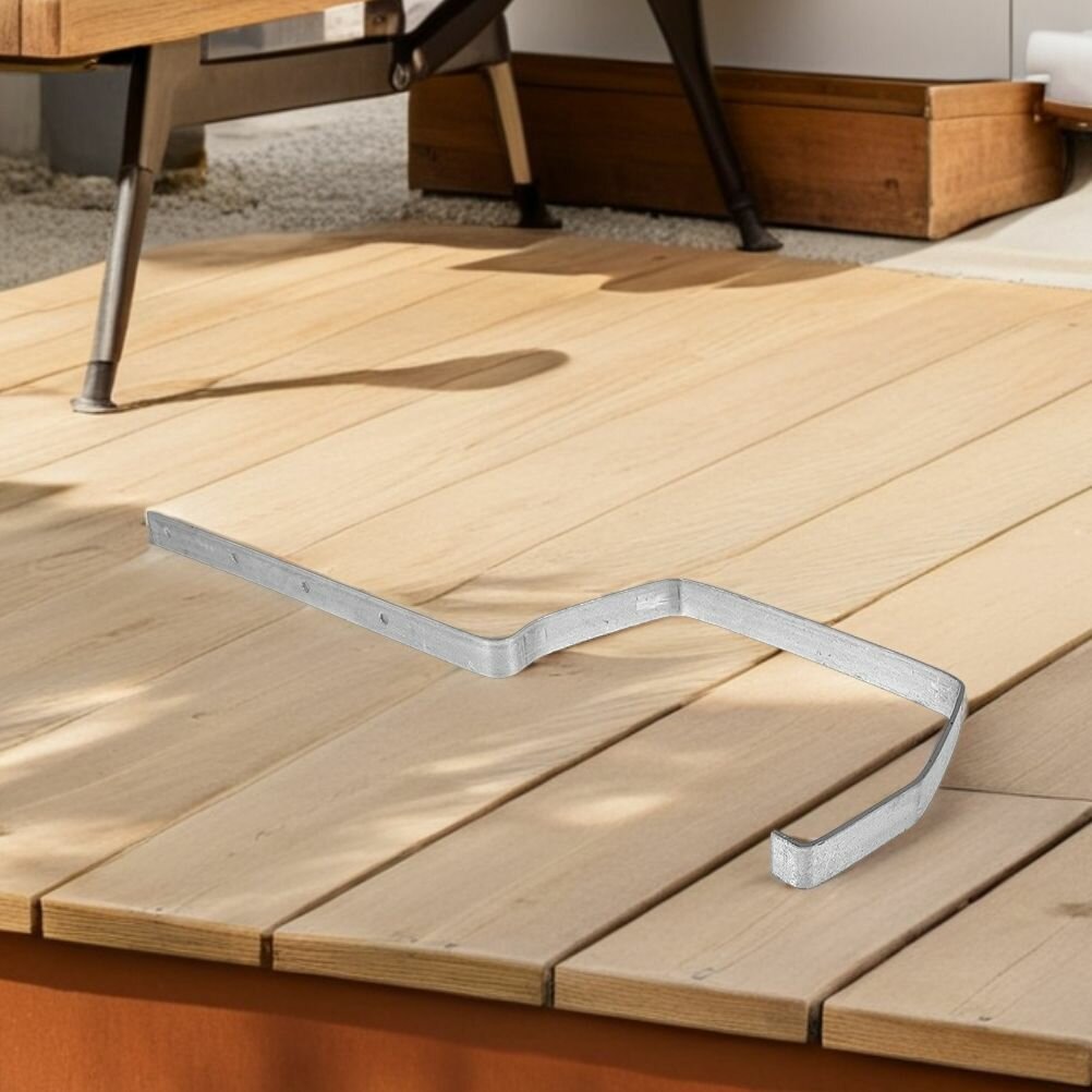 Набор из 6 железных серебристых кронштейнов для водосточного желоба для крепления крыши