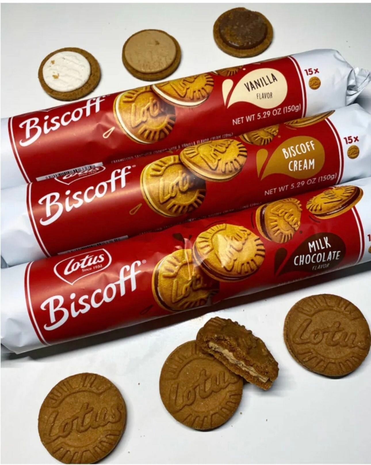Печенье Lotus Biscoff, 3шт по 150гр