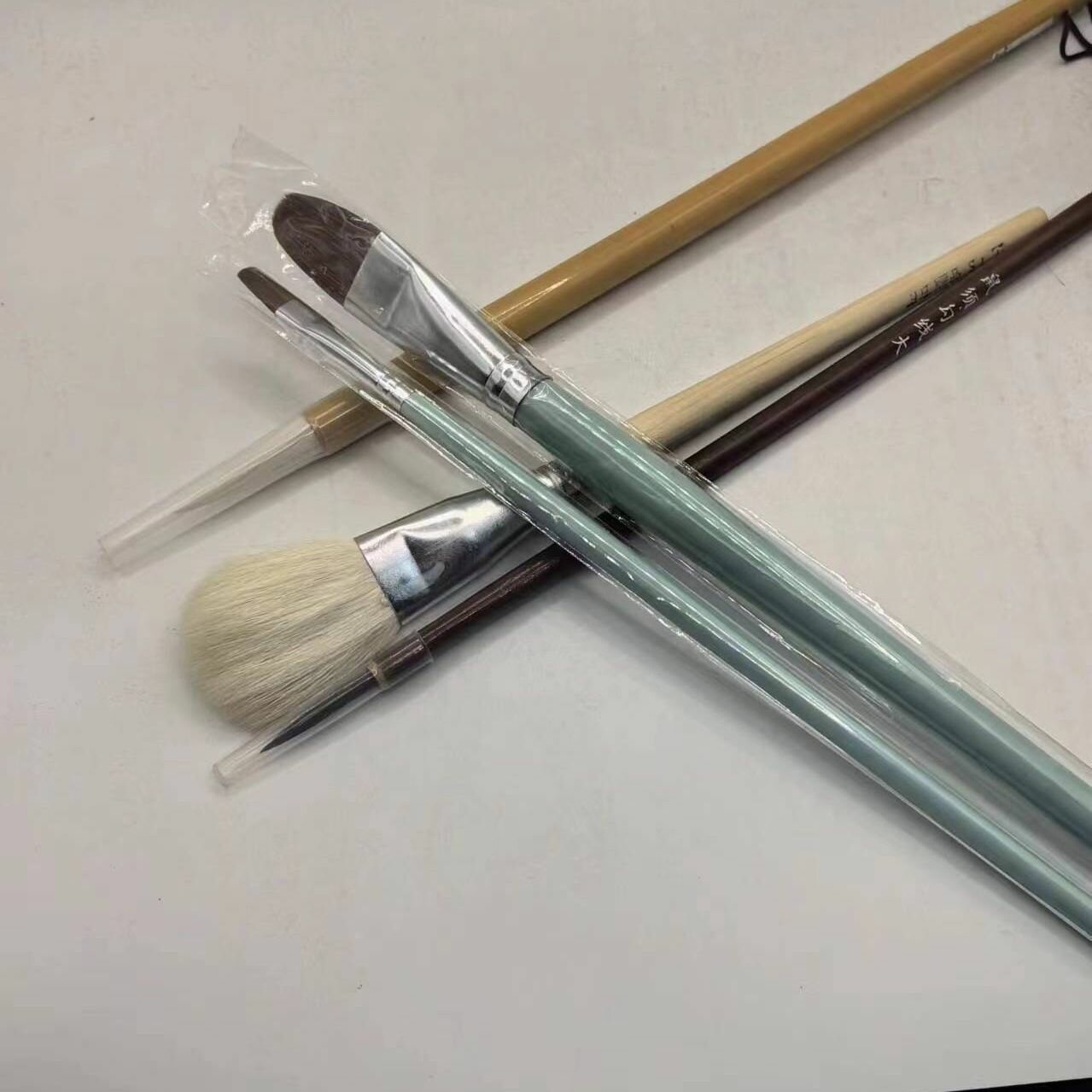 Специальная кисть для коррекции цвета масляной краски для ремонта деревянной мебели и косметических материалов, плоская кисть, кисть для линий, набор кистей для масляной живописи