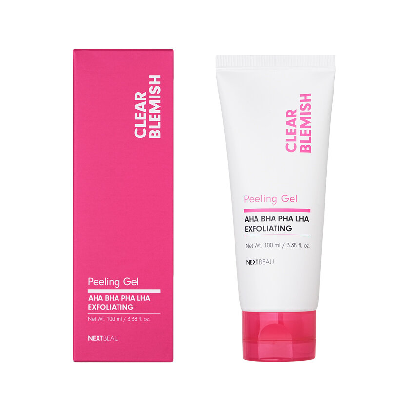 Пилинг гель NEXTBEAU CLEAR BLEMISH с кислотами 100 мл
