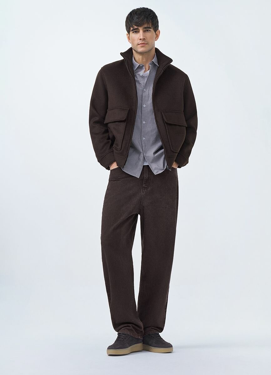 Джинсы O'STIN, размер 38, коричневый