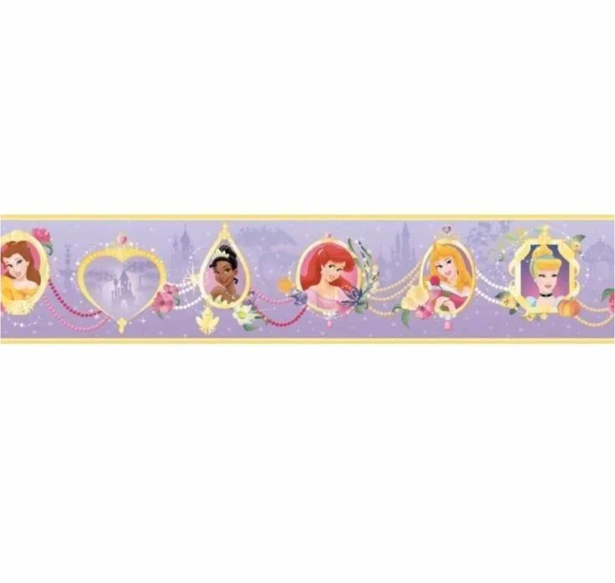 Обои York Collections Disney DK5955BD D; 0,23x4,57 м, Бумага Sure Strip, сиреневый/фиолетовый