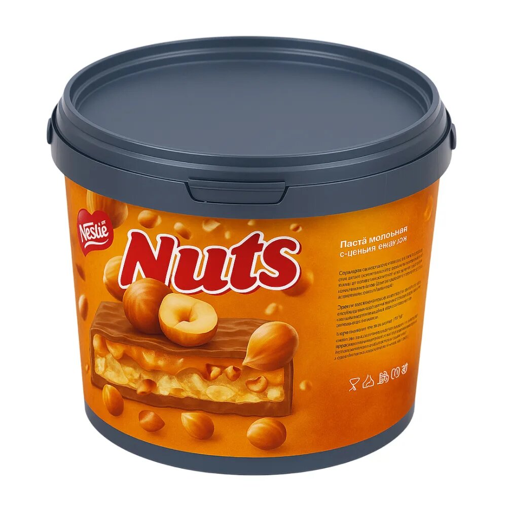 Шоколадно-кремовая паста Sweet Joys, по мотивам Nuts (Аналог), Натс сливочная, 800г