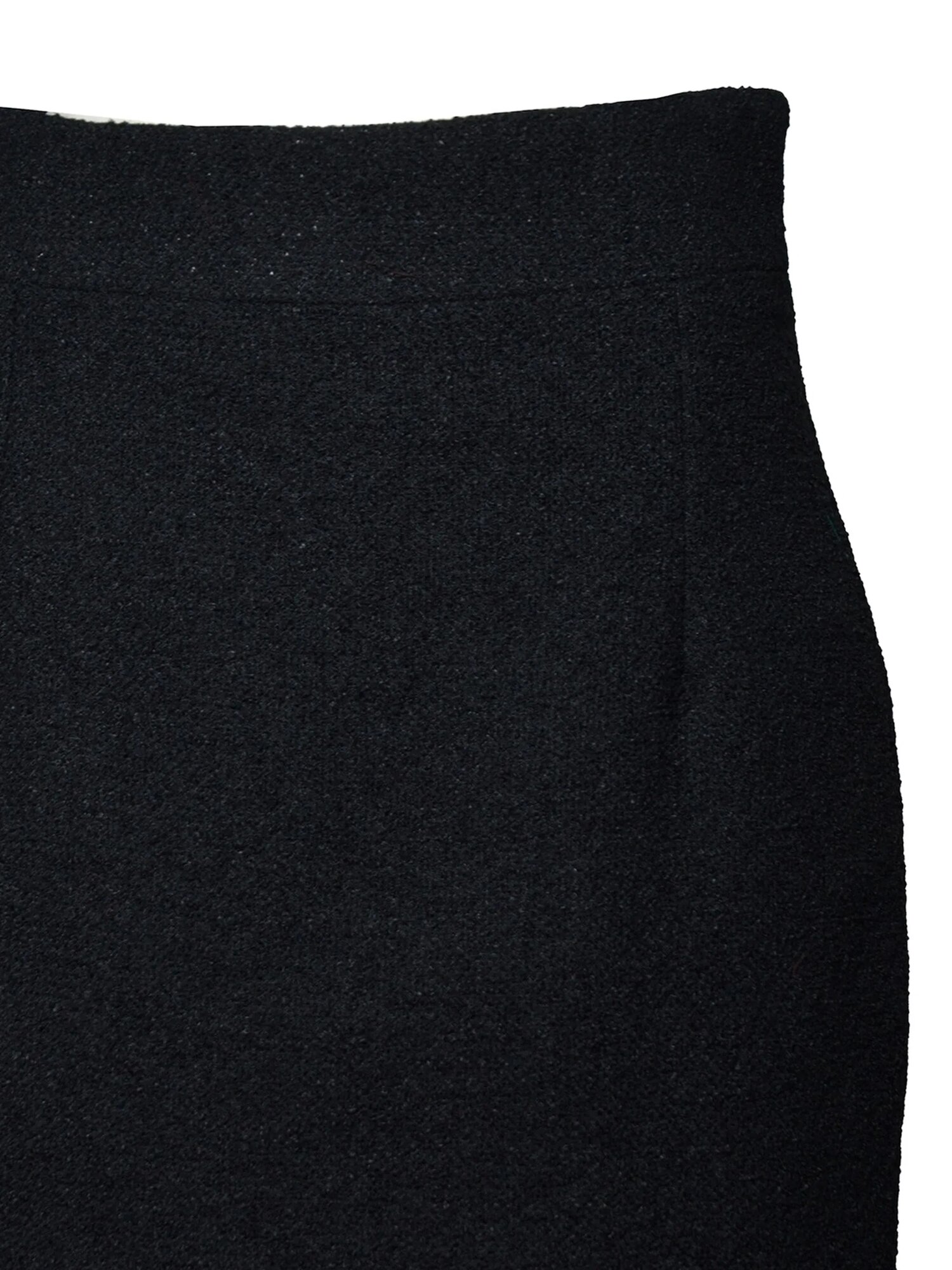 Юбка Tagliatore Bouclé high-waisted mini skirt, размер 46, черный — фото 1