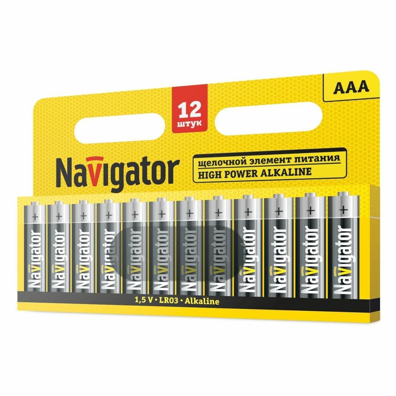 Батарея Navigator 95 160 NBT-01 (AAA LR03 BP12)