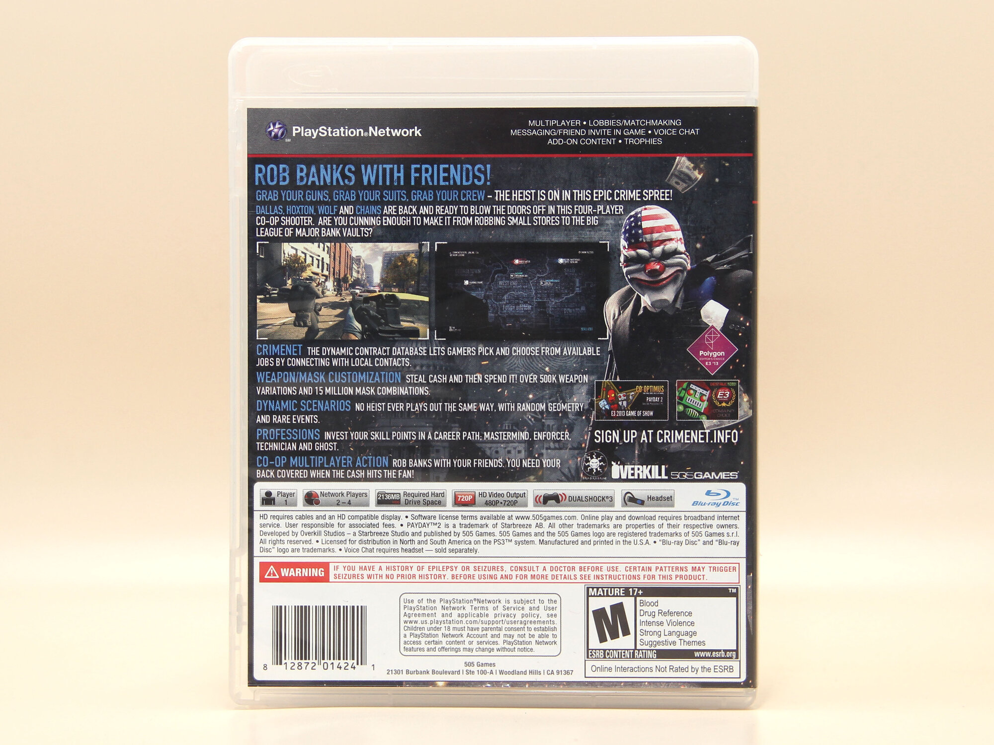 Payday 2 (PS3) — фото 1