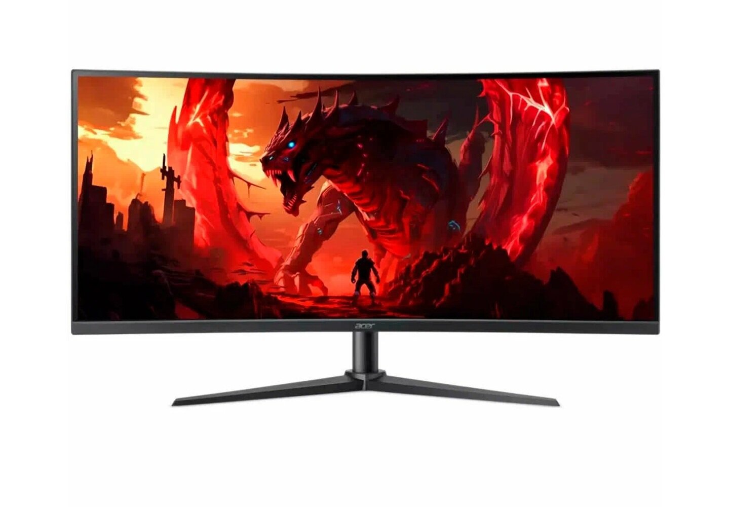 Монитор Acer 34' Nitro XZ340CURJ0bmiiphx 1500R, 21:9, VA, UWQHD, 1/5ms, 250cd, 120Hz, HDMI, DP, SPK, HAS UM. CX0CD.003