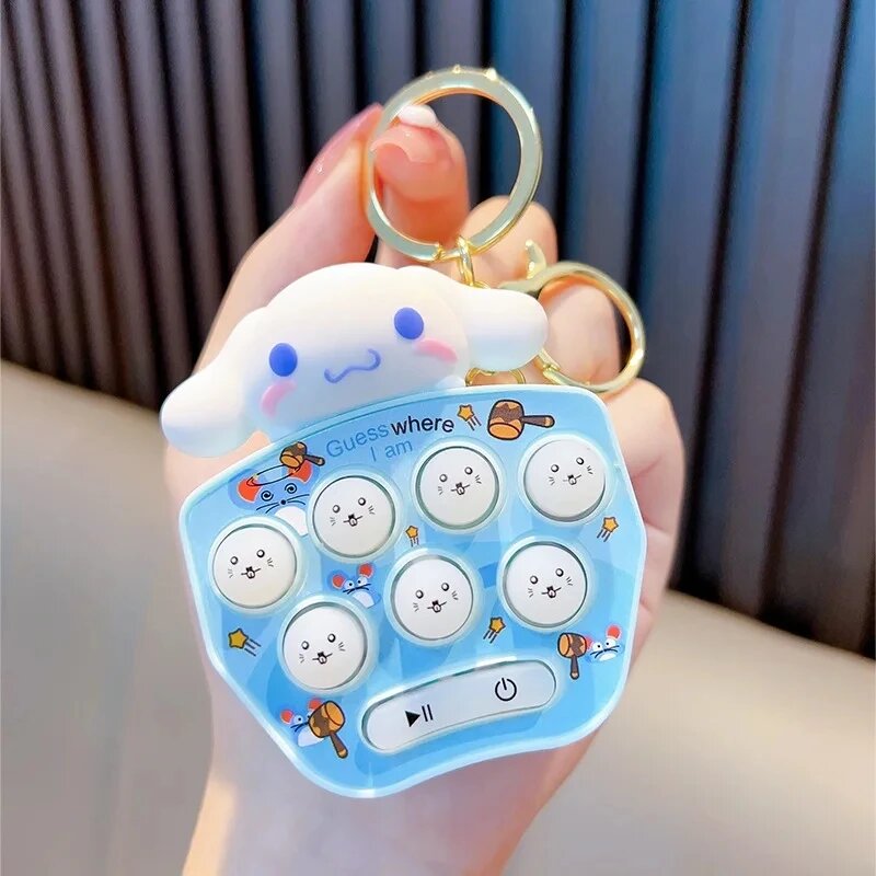 MINISO Миниатюрная портативная игровая приставка Hello Kitty «Ударь крота», миниатюрная игровая приставка для снятия стресса, развивающая игрушка для детей, детский подарок,