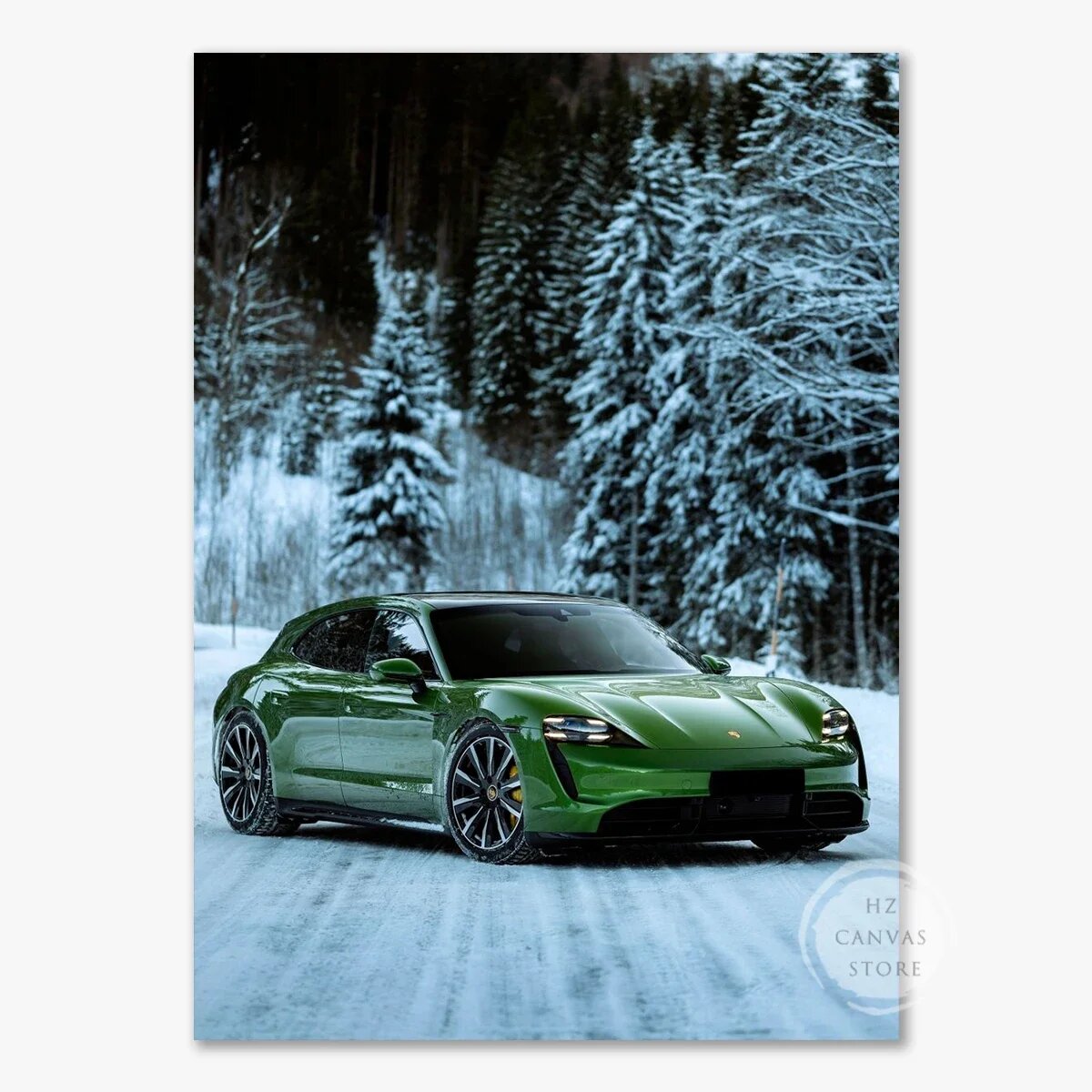 Плакат Porsche Taycan, RT2976, 20x30см, без рамки