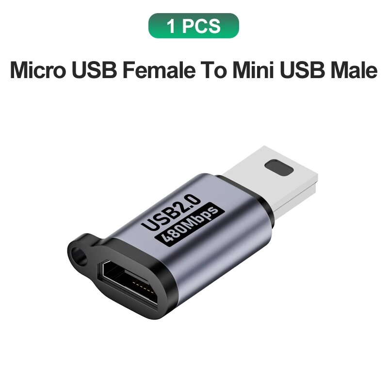Адаптер Micro USB (Female) - Mini USB (Male)
