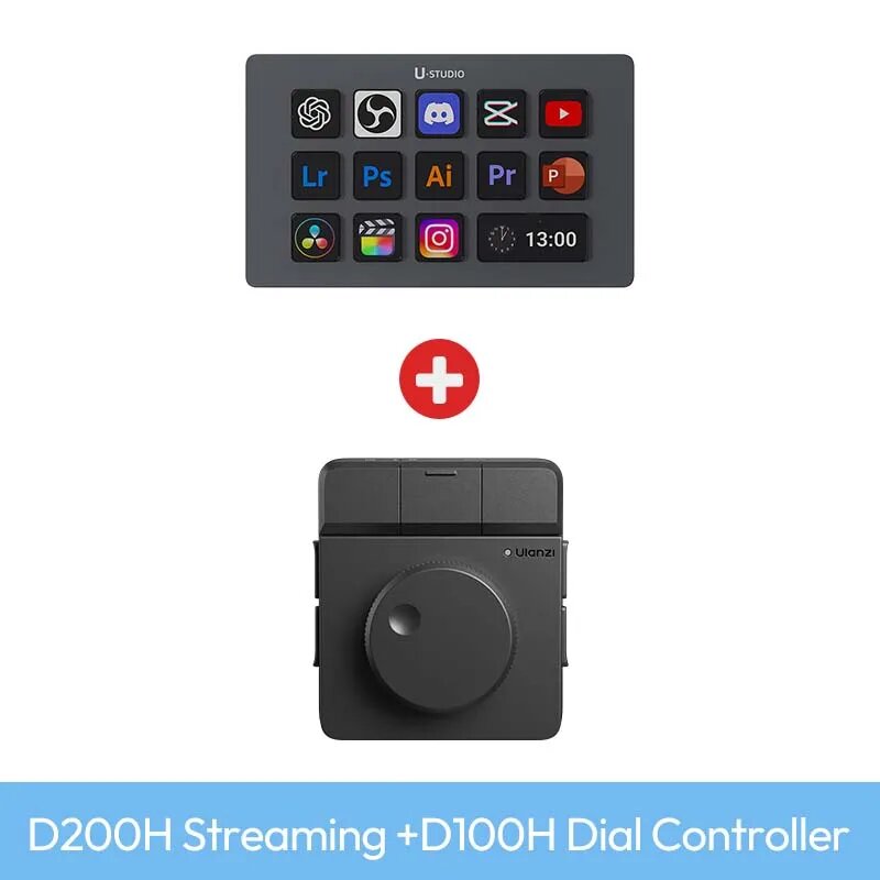 Ulanzi D200H Streaming + D100H Dial Controller