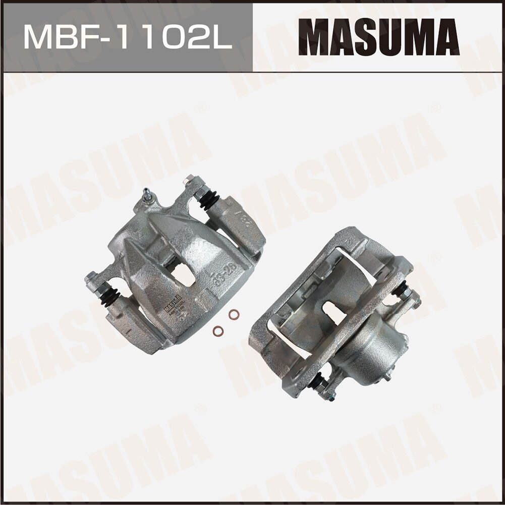 Суппорт тормозной (со скобой) передний левый Masuma MBF-1102L