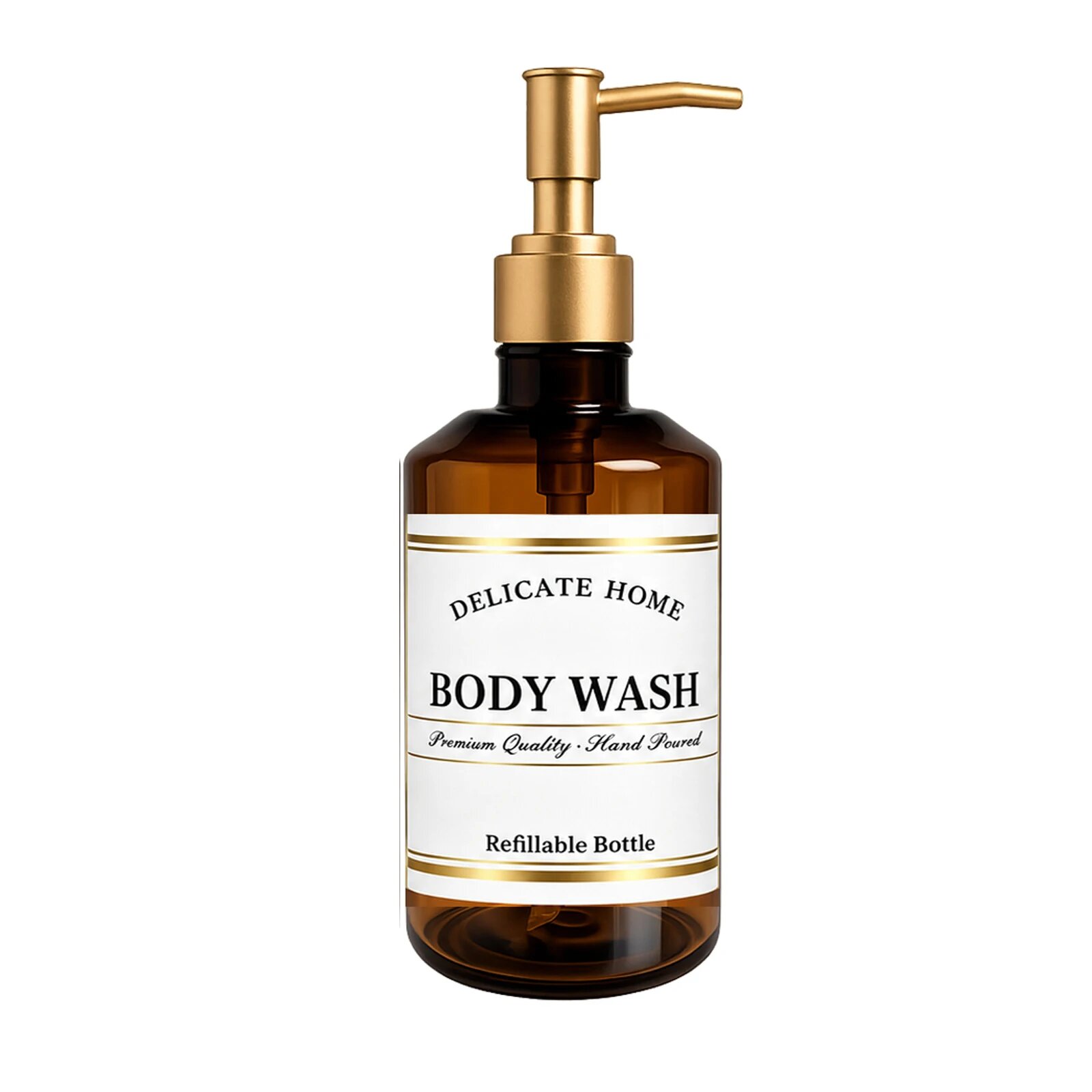 Набор дозаторов для шампуня и кондиционера Amber 500 мл body wash