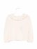 Топ BONTON Ruffled-collar long-sleeve top, размер 74, coral pink