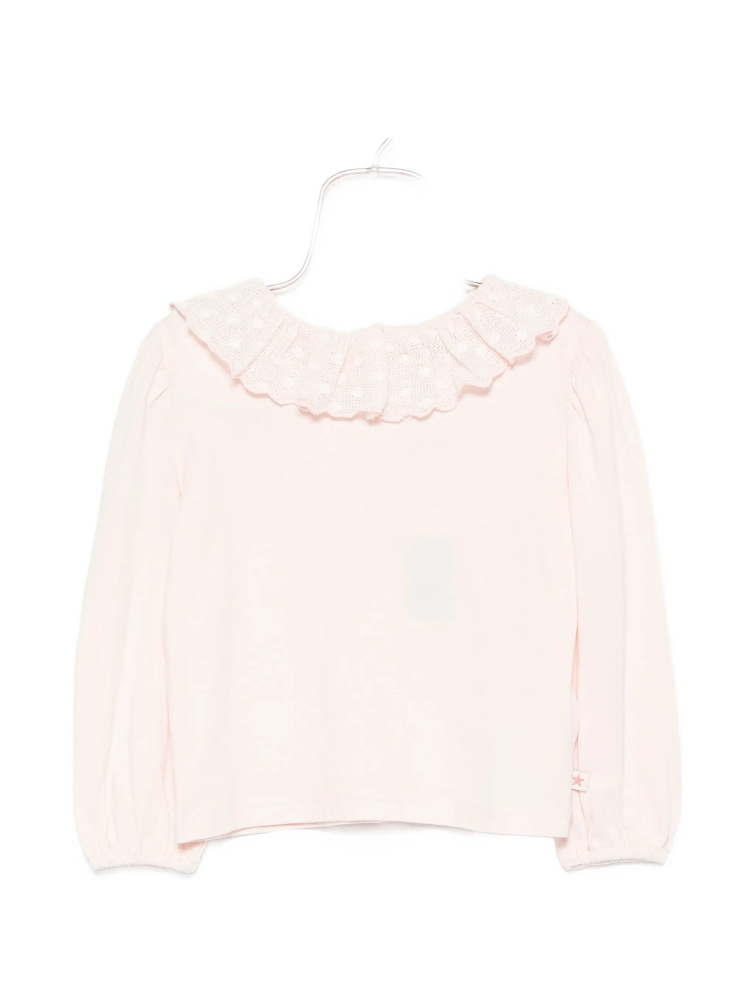 Топ Ruffled-collar long-sleeve top