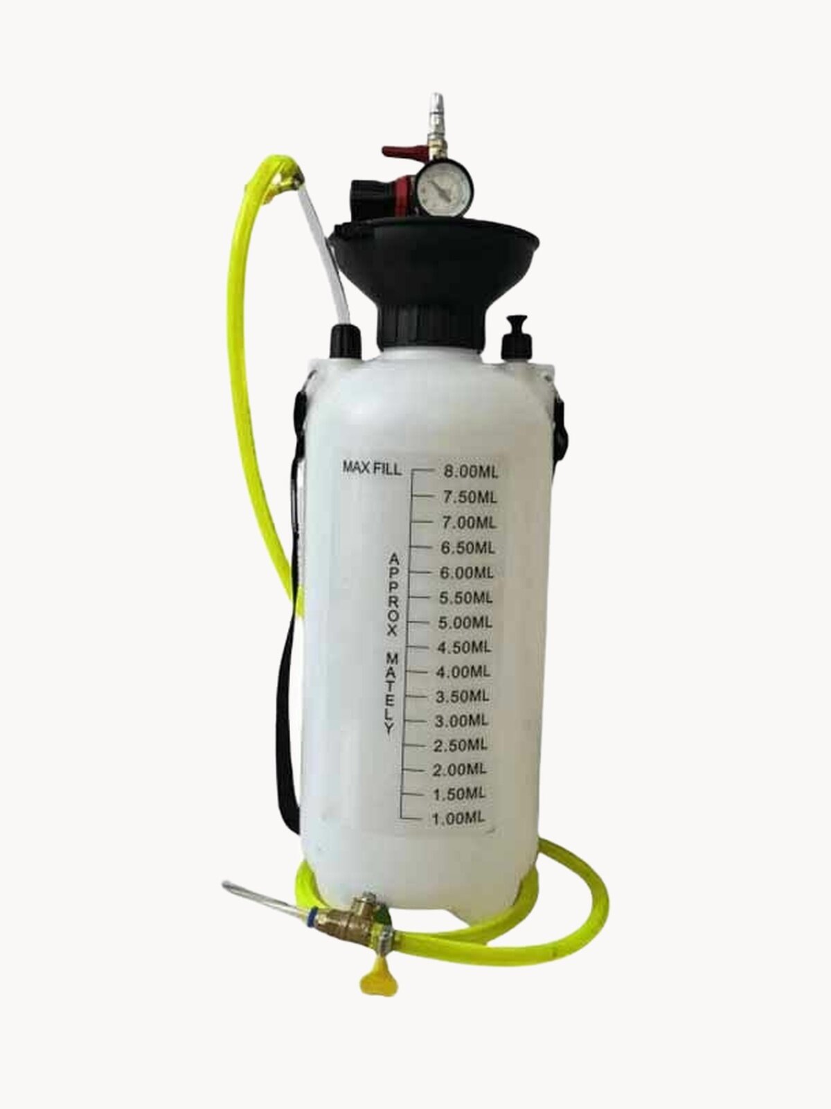 Приспособление для замены, заправки масла АКПП пневматическое 8л, с адаптерами