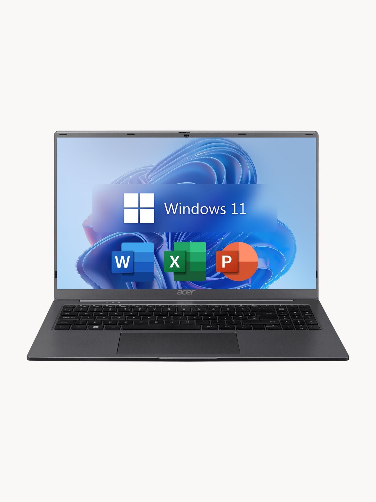 15.6" Ноутбук Acer Aspire Lite 15, IPS, Intel Celeron N4500 (2.8 ГГц), RAM 8 ГБ LPDDR4x, SSD 256 ГБ, Intel UHD Graphics, Windows 10 Pro + Office 2021 Pro Plus, Русская раскладка, ЕАС