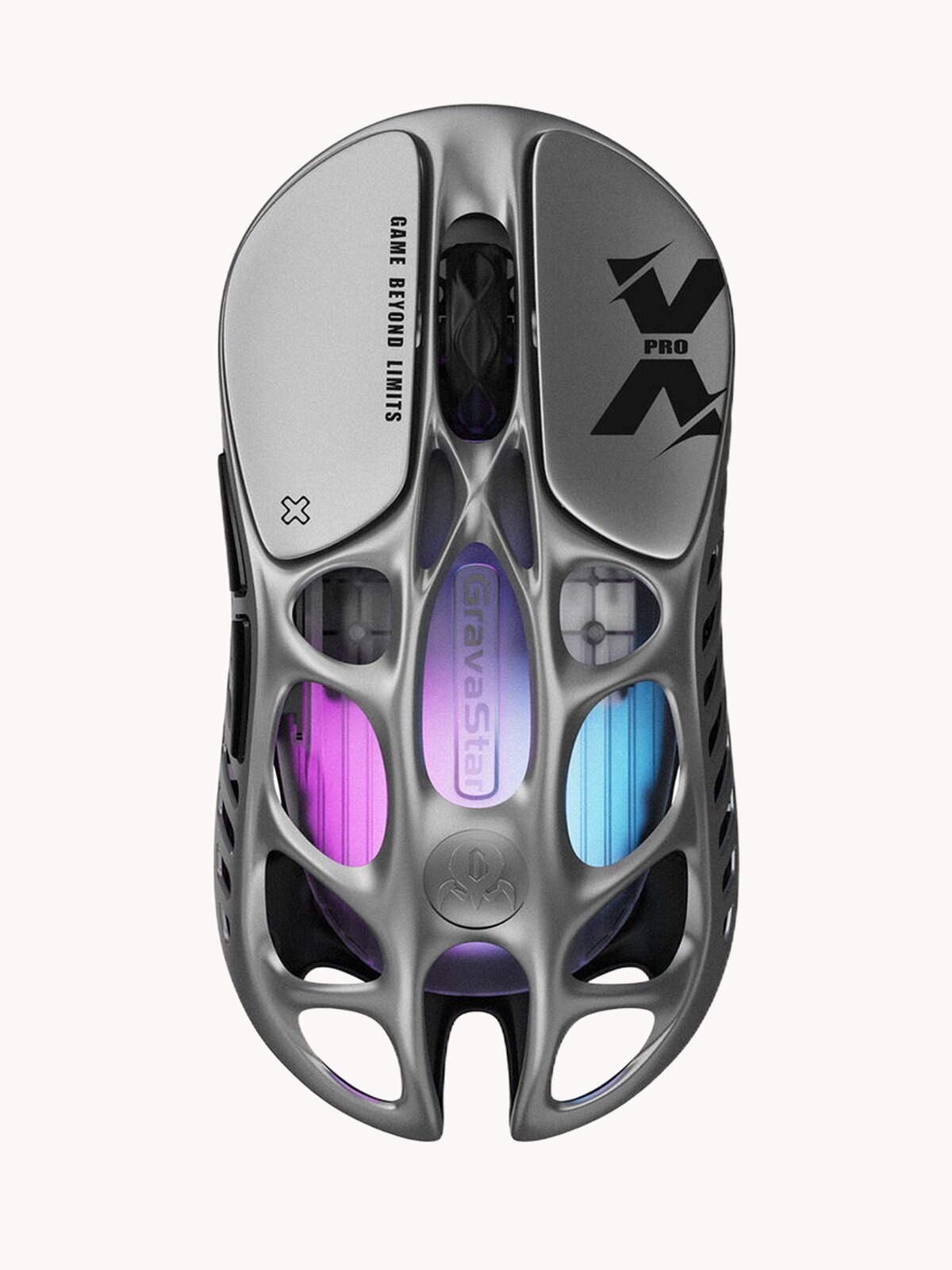 Компьютерная мышь Gravastar Mercury X Pro GRY, 3 вида подключения: Bluetooth 5.1, 2,4 ГГц, проводное USB