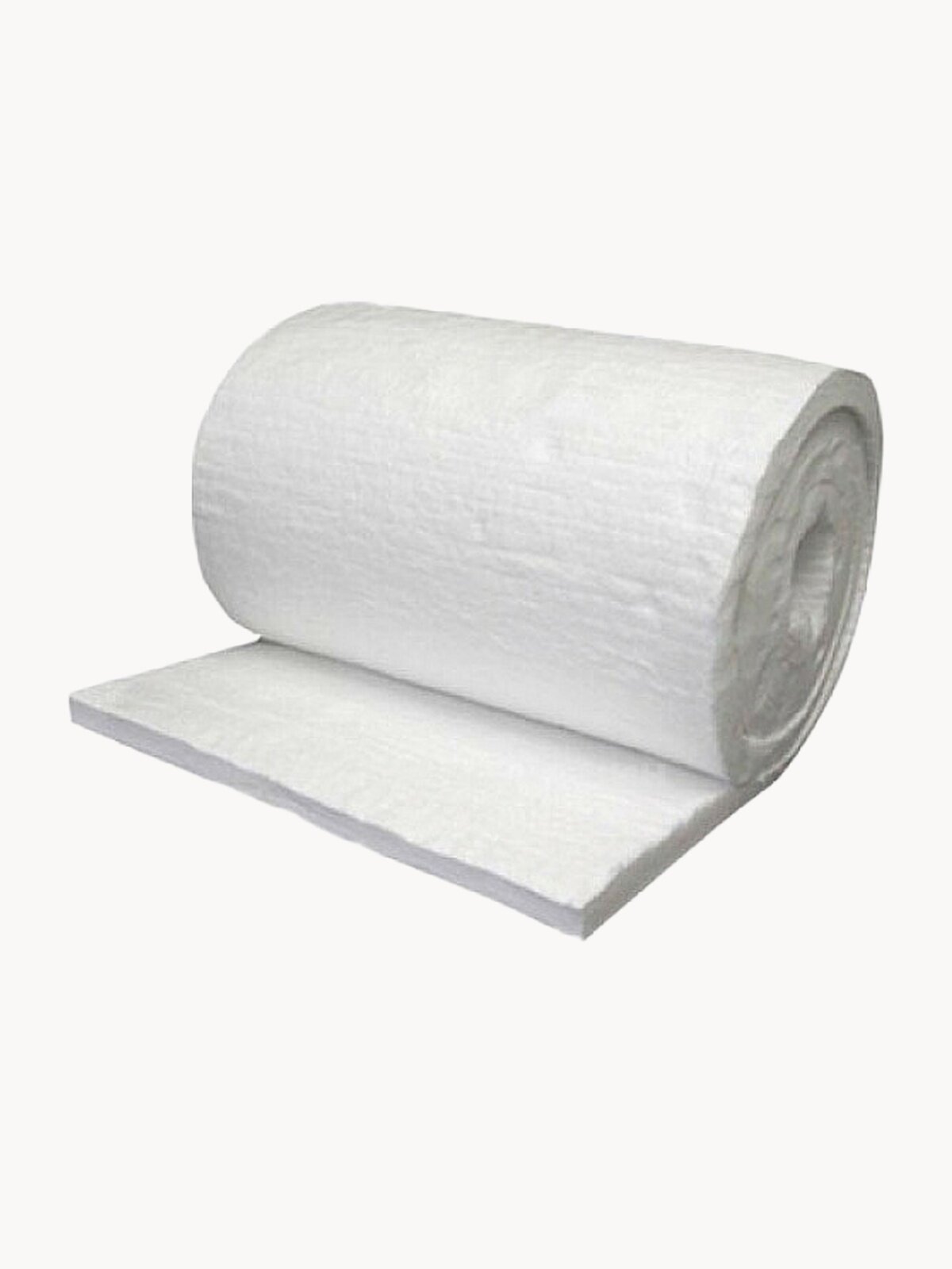 Вата каолиновая огнеупорная МКРВ-200 обрезь 1 кг, ГОСТ 23619-79, одеяло огнеупорное, теплоизоляция для печей, труб, котлов, каминов