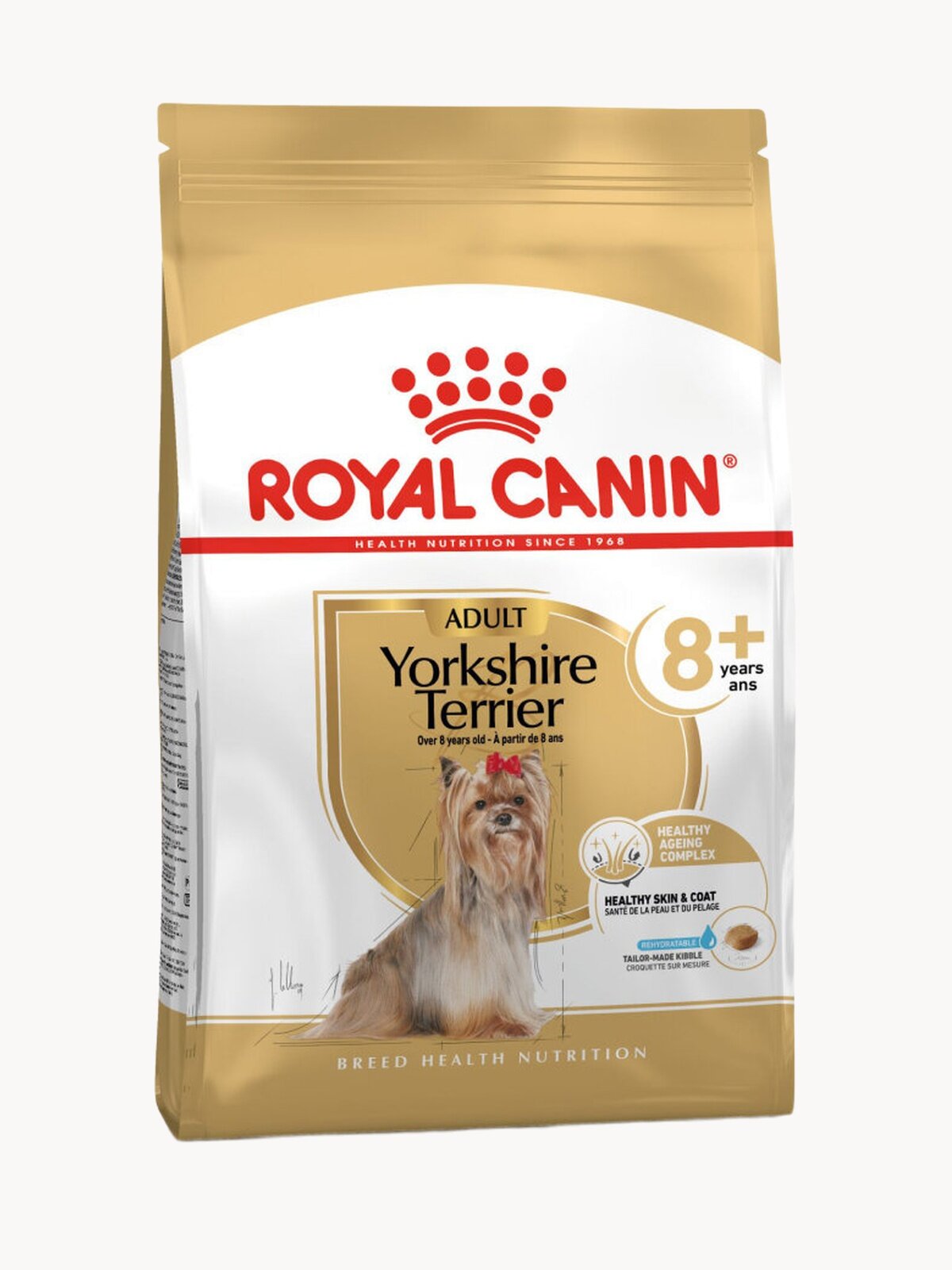 Сухой корм для собак старше 8 лет Royal Canin 8+ для породы йоркширский терьер, 0,5 кг