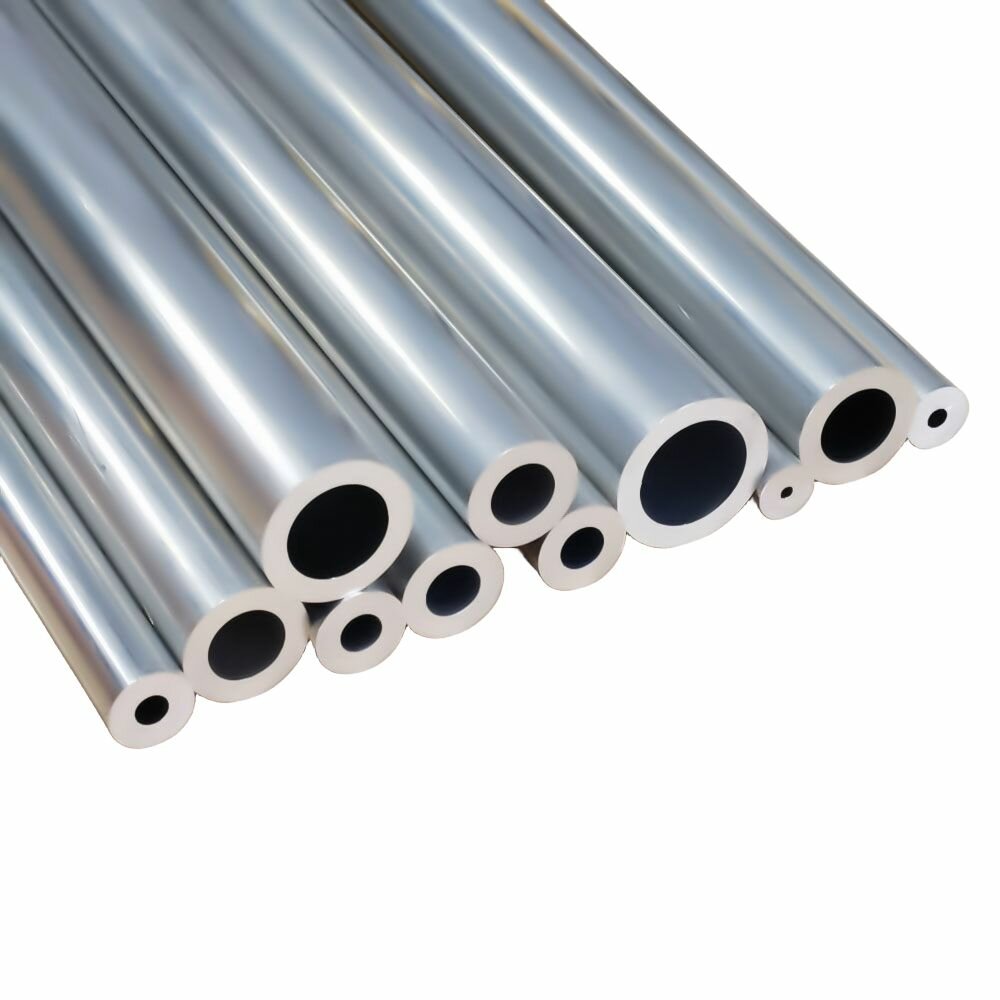 FUYI Трубка из алюминиевого сплава 36x26x300мм, толщина стенки 5мм тонкостенные круглые алюминиевые трубы, внешний диаметр 36мм, внутренний диаметр 26мм, длина 300мм